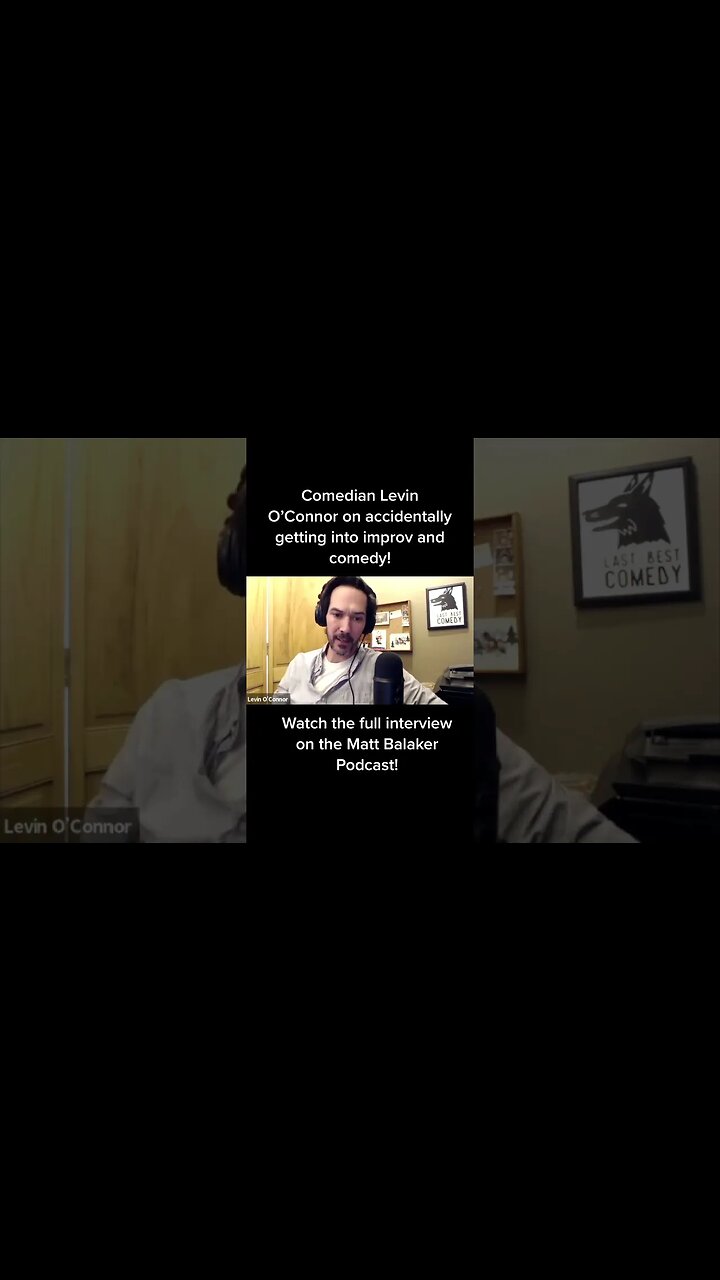 Comedian Levin O'Connor on what Inspired him to get into Improv #shorts