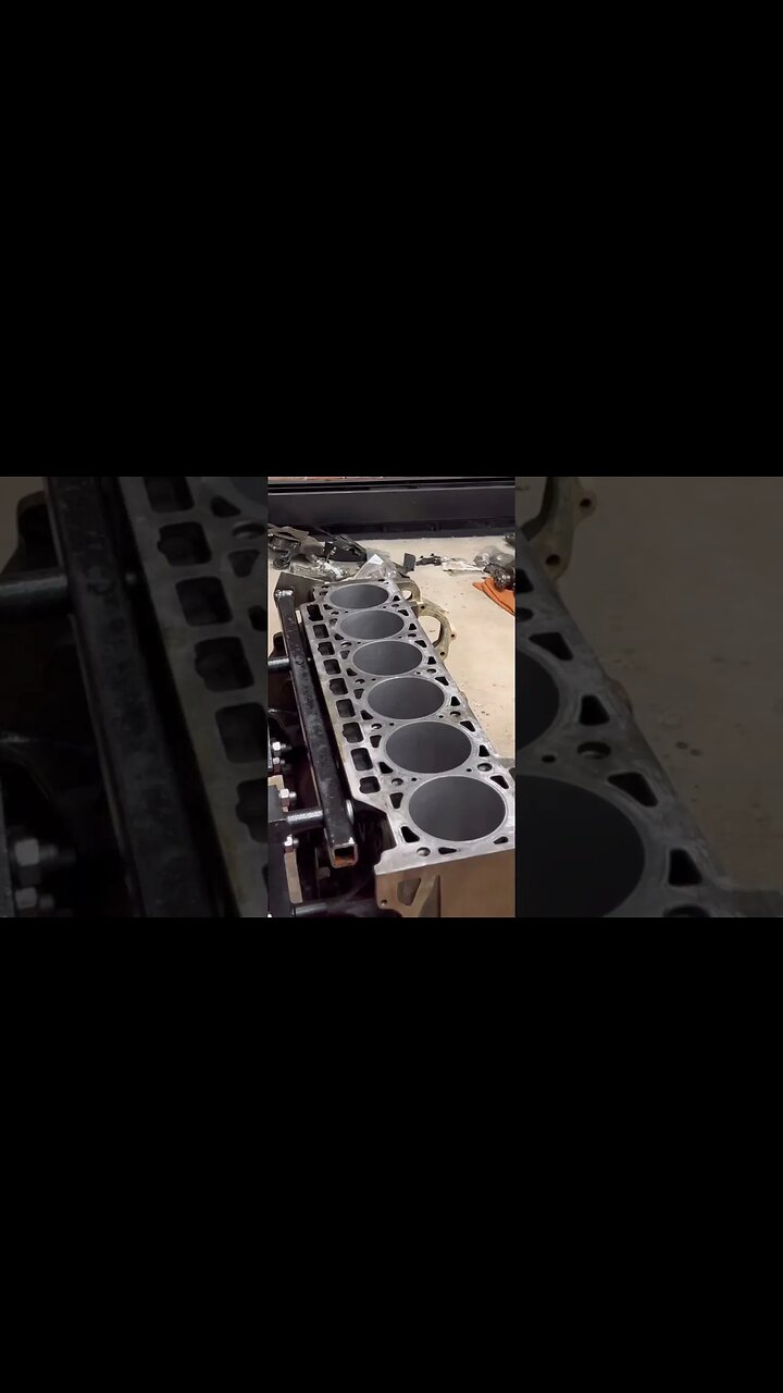 BMW E34 M5 Engine Block Final Finish #shorts #bmw #cars #bmwe34 #bmwm5 #diy