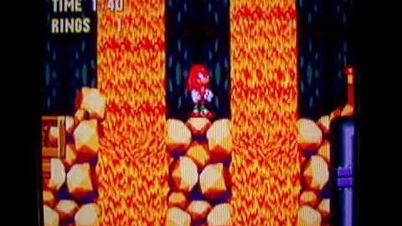 Sonic 3 & Knuckles Walkthrough (Knuckles' Side) Part 28: 13-Second Stage