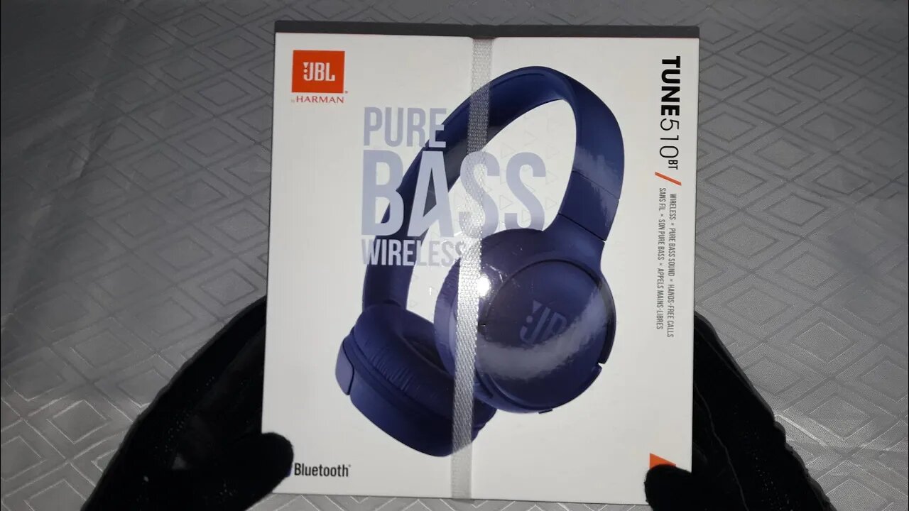 Fone de Ouvido Bluetooth JBL Tune 510BT Pure Bass on-ear, sem fio Azul ...
