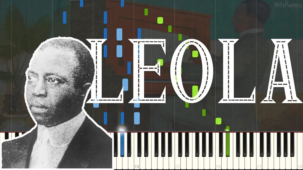 Scott Joplin - Leola 1905 (Ragtime Piano Synthesia)