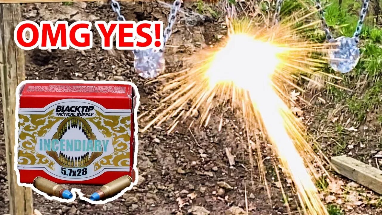 5.7x28mm, 40gr Incendiary, BlackTip Tactical Supply