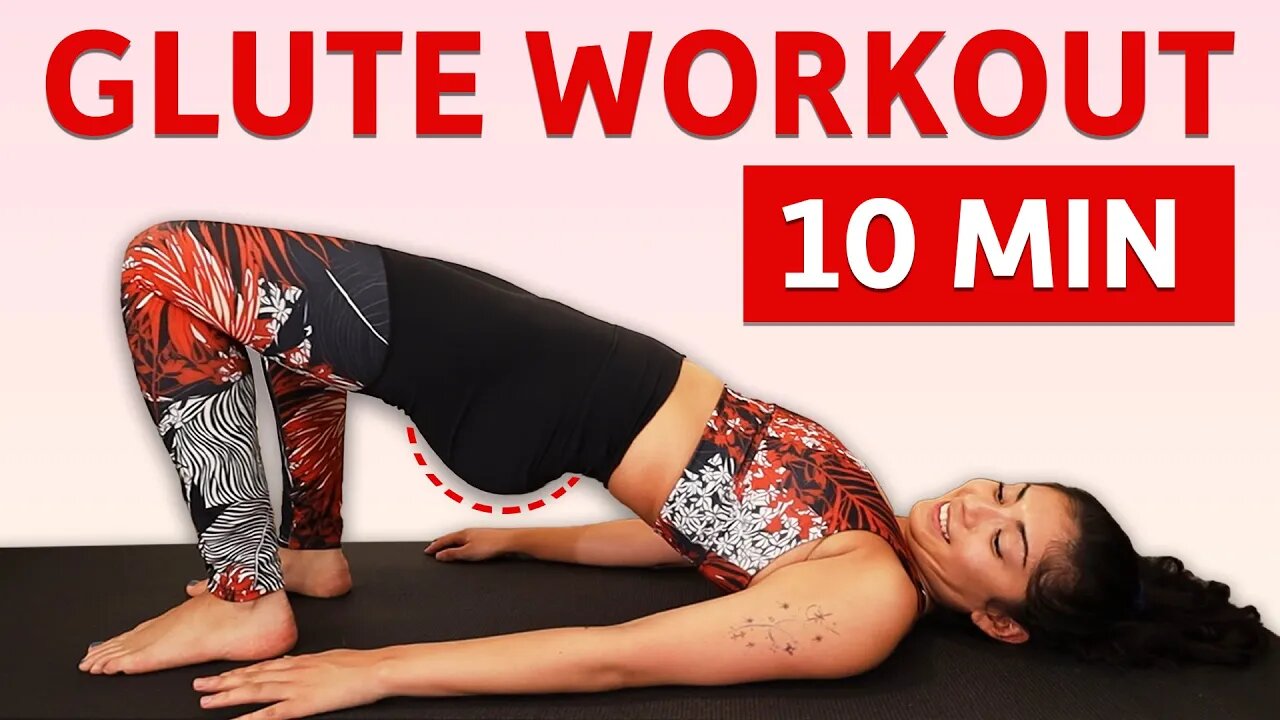 10 Min Yoga Pilates Glute Focused Workout Booty Pump For Building
