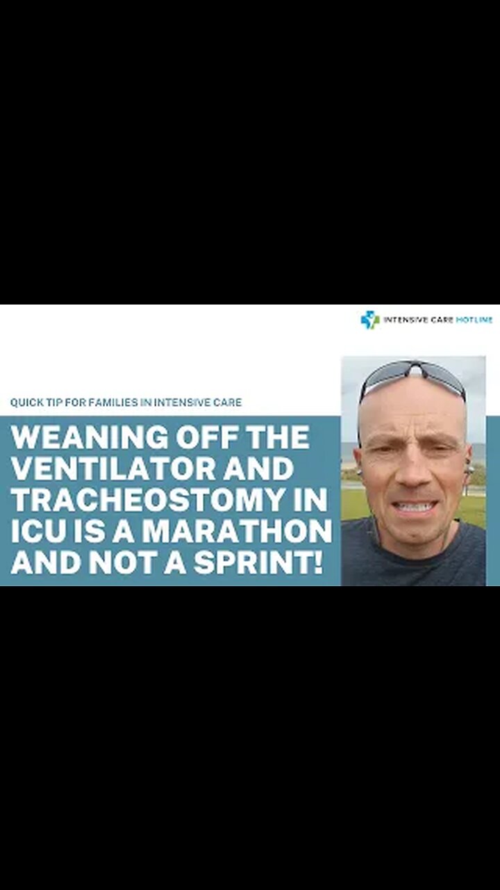 Weaning off the ventilator and tracheostomy in ICU is a marathon and ...