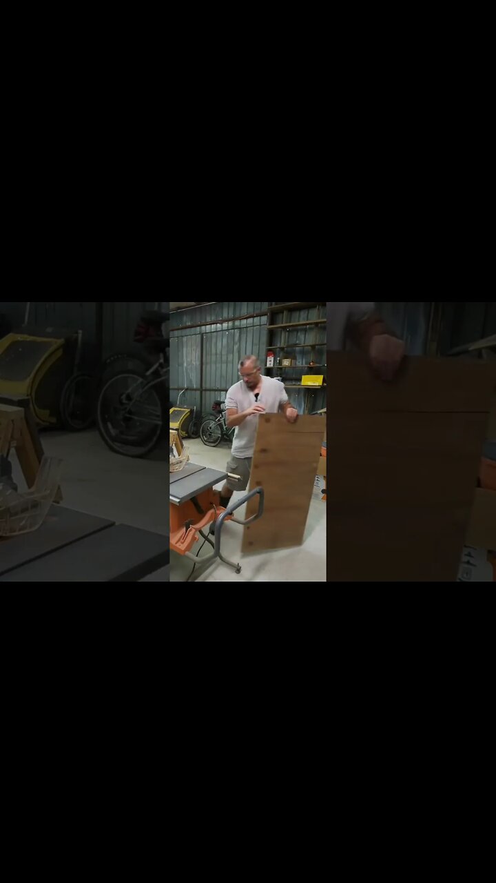 DIY TABLE SAW FAIL, THIS Could Get You SERIOUSLY HURT! 🏥🪚😬 #shorts # ...