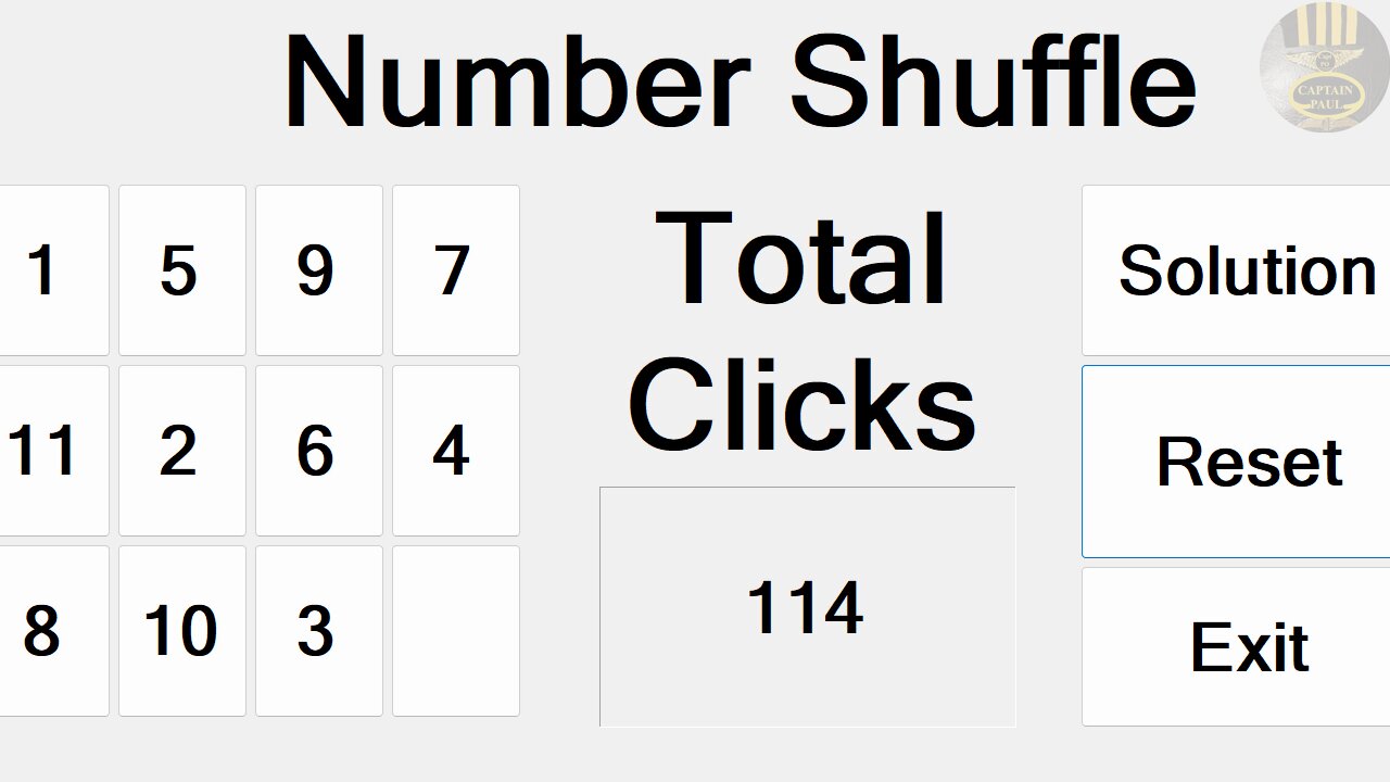 How To Create A Number Shuffle Game In C