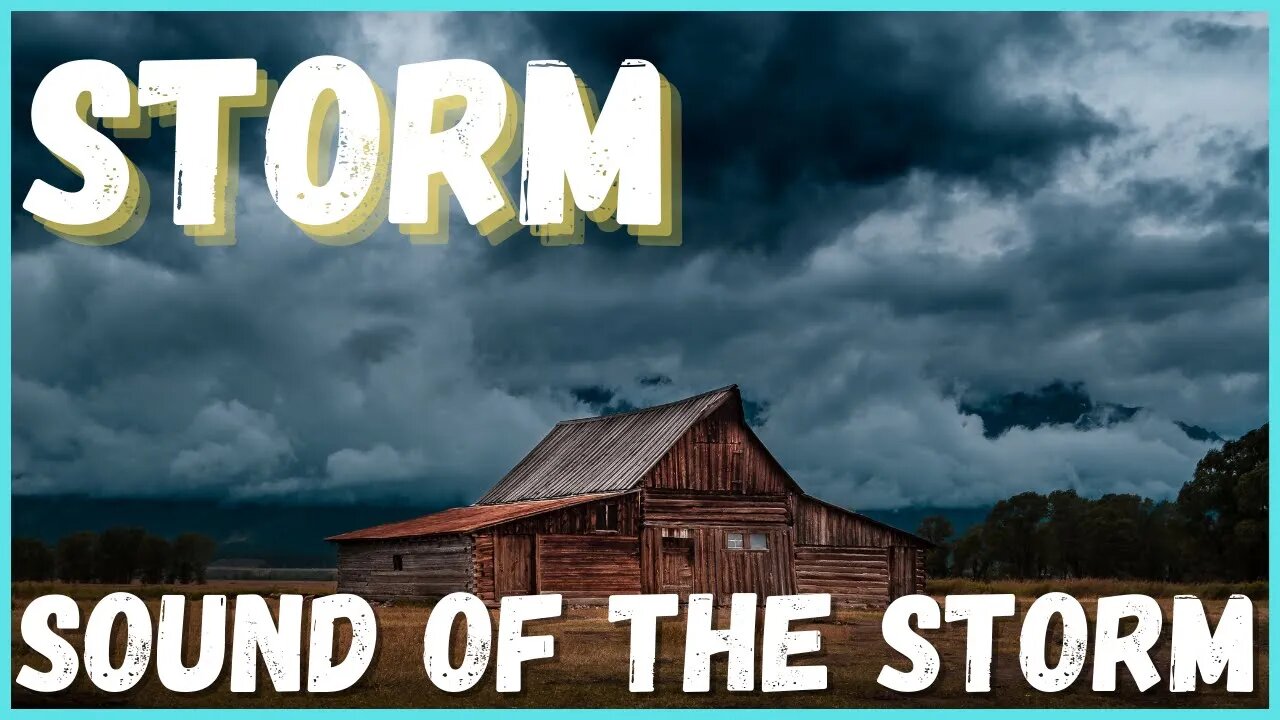 Sound of rain! Storm! Sound of rain on the roof. Sleep, relax, rest ...