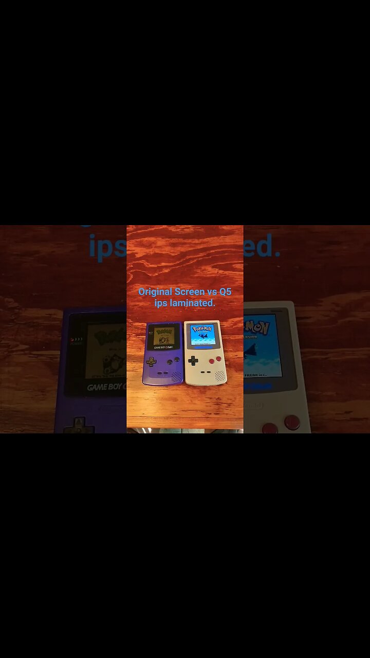 Gameboy color Q5 IPS laminated v original screen #retro #gaming # ...