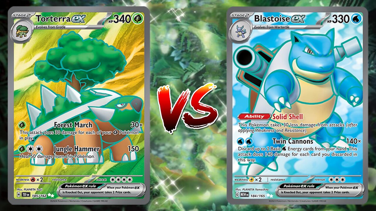 Pokemon TCG Live Torterra EX VS Blastoise EX Palkia VSTAR!!