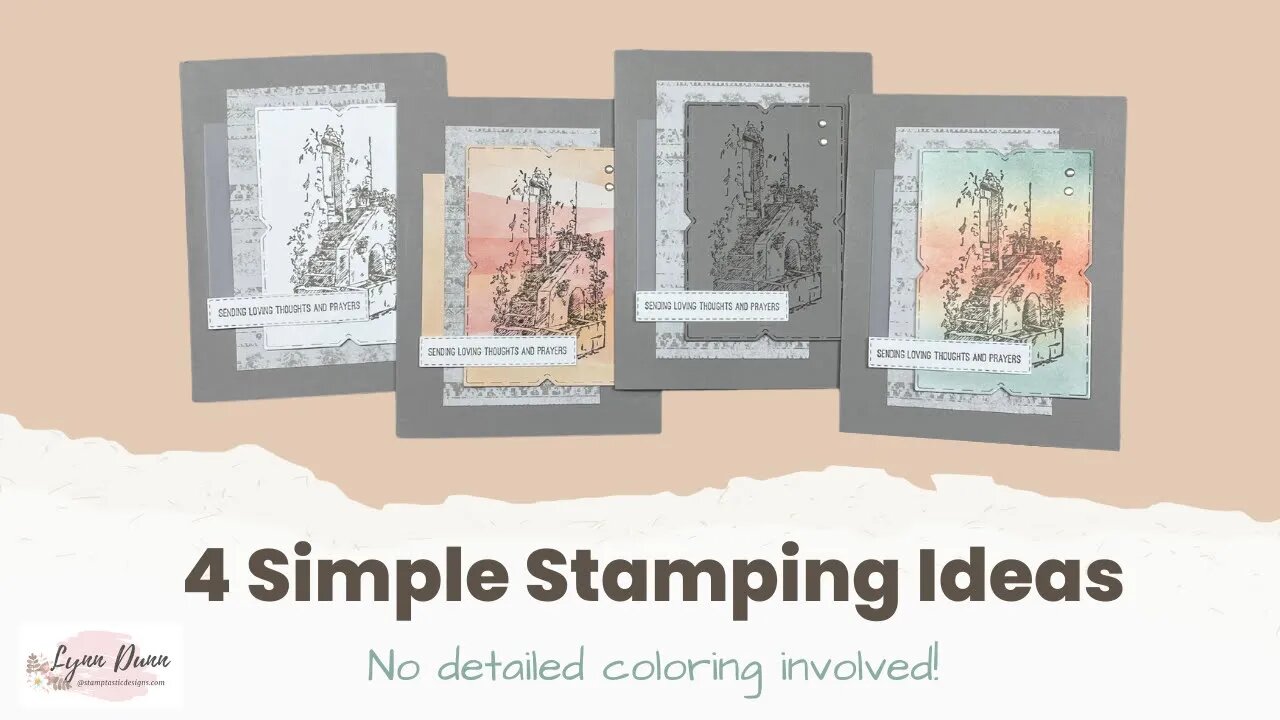 In the Country (Stampin' Up!) Cards | 4 Simple Ideas with NO Coloring ...