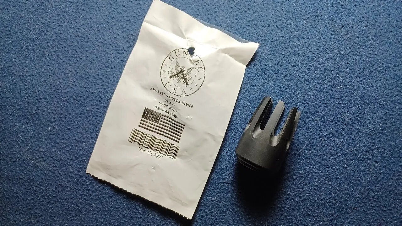 SHOW AND TELL [85] : GUNTEC USA AR15 CLAW MUZZLE DEVICE 1/2 X 28 (ASMR ...