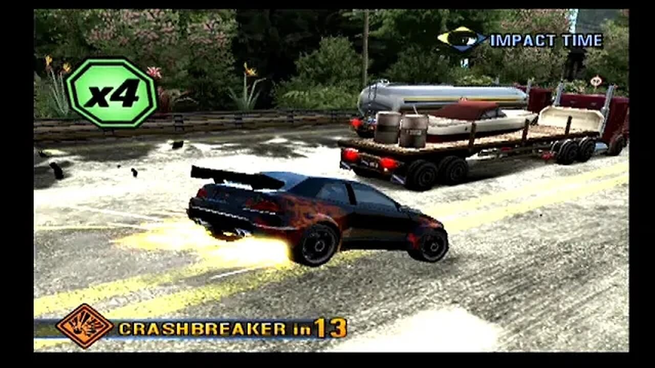 Burnout 3: Takedown Walkthrough! Crash Mode Part or Level 37! Tropical ...