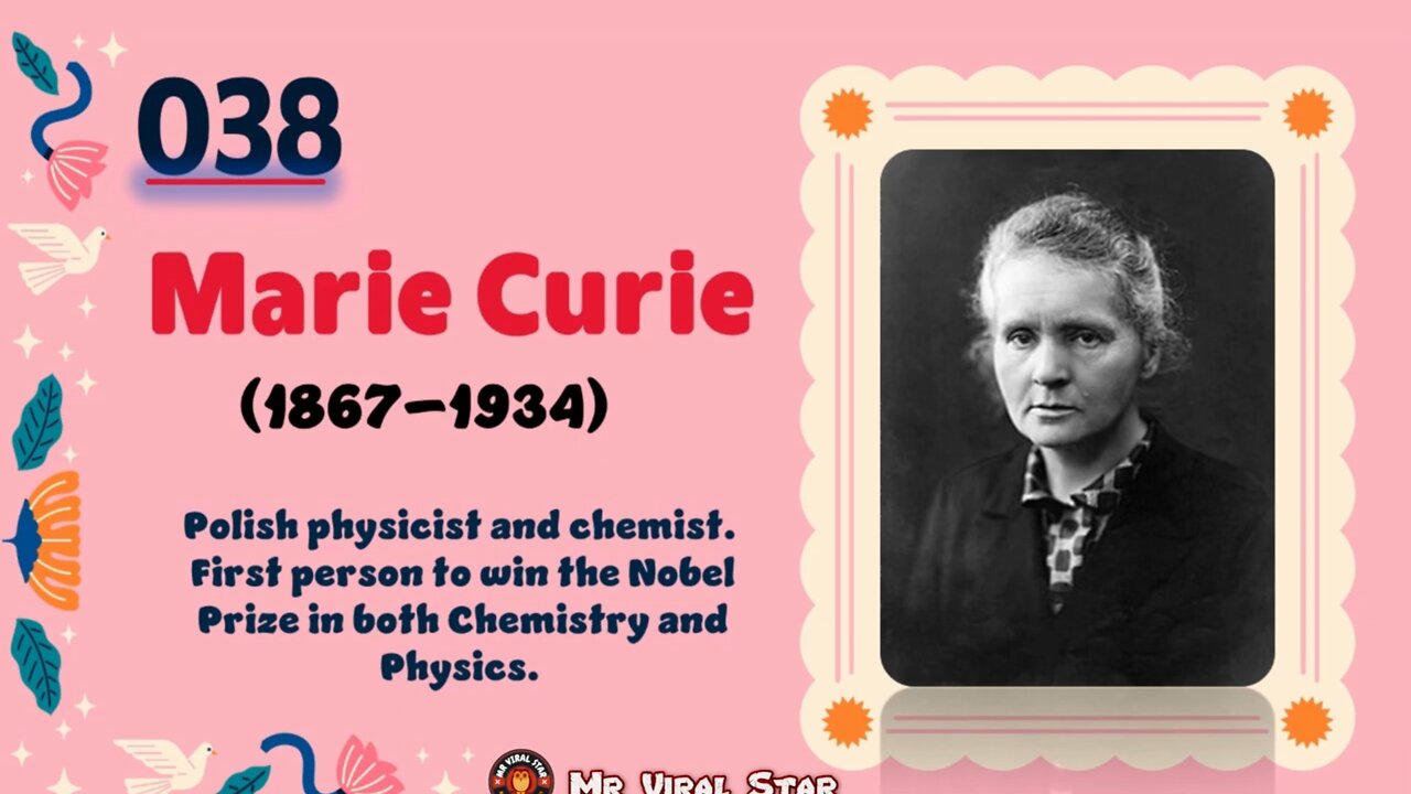 Marie Curie (1867–1934) | TOP 150 Women That CHANGED THE WORLD | Short ...