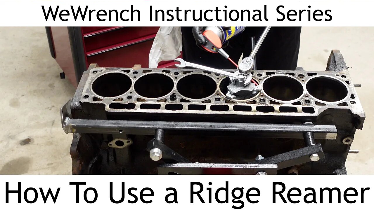 How to use a Ridge Reamer -WeWrench Instructional Series 1992 BMW E34 ...