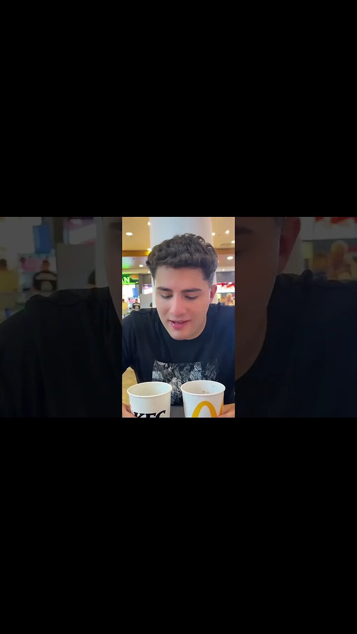 DIFERENTA DINTRE COLA DE MCDONALDS SI KFC #oguritamica #mancaciosul # ...
