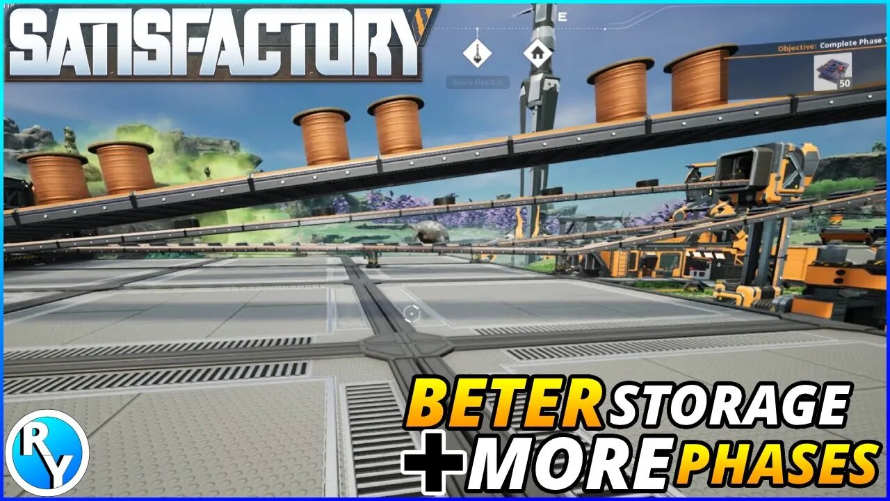 BETER STORAGE AREA + COMPLETED PHASE 1 OF THE SPACE ELEVATOR ...