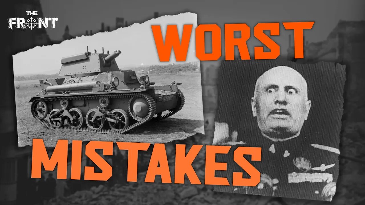 The WORST Military Policy Mistakes of WW2 - The Blunders that Make ...