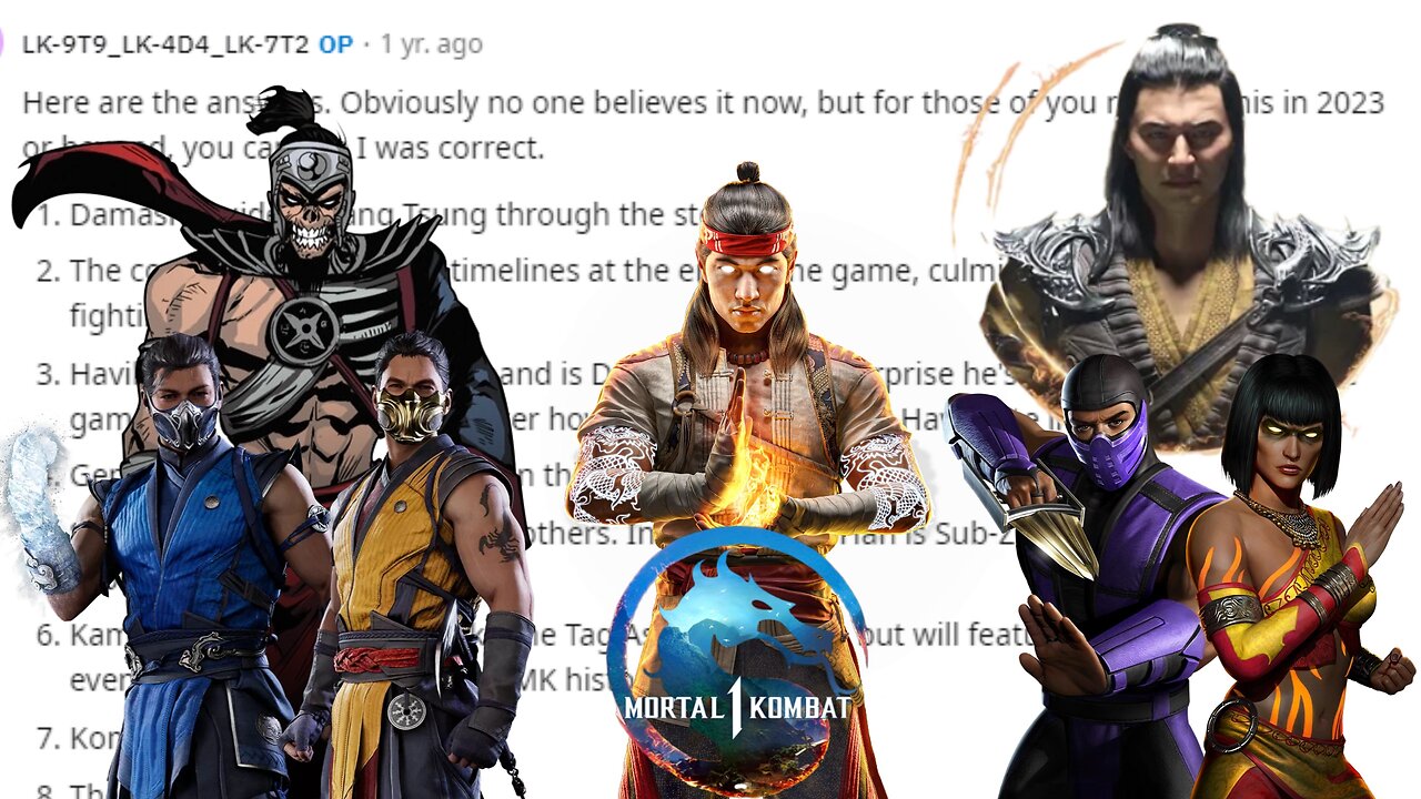 Mortal Kombat 1 Leak From 2 Years Ago Was Right About Everything & Full ...