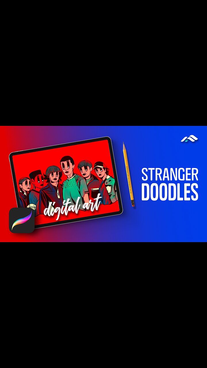 ️ Art DOODLES STRANGER THINGS | Drawing