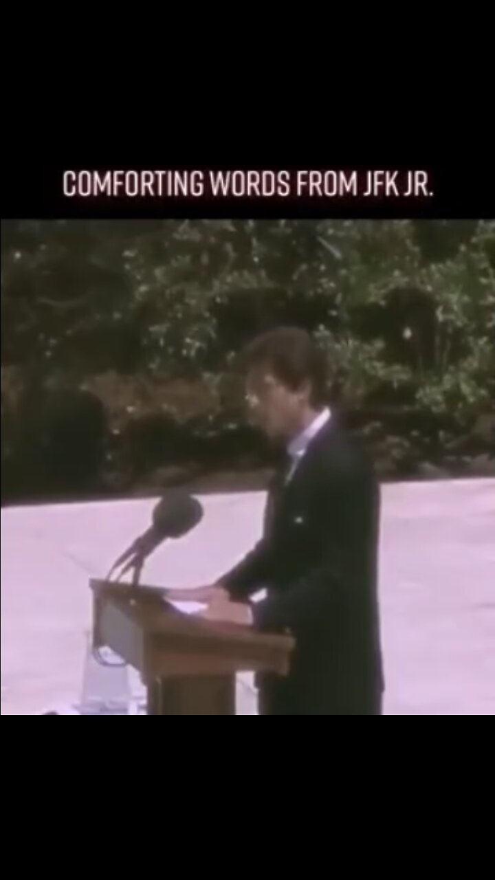 JFK JR POWERFUL SPEECH🪽 ️🪽🇺🇸🎺POWERFUL COMFORTING PRAYER TO AMERICA🇺🇸🪽🤍🪽💙🪽🎺💫