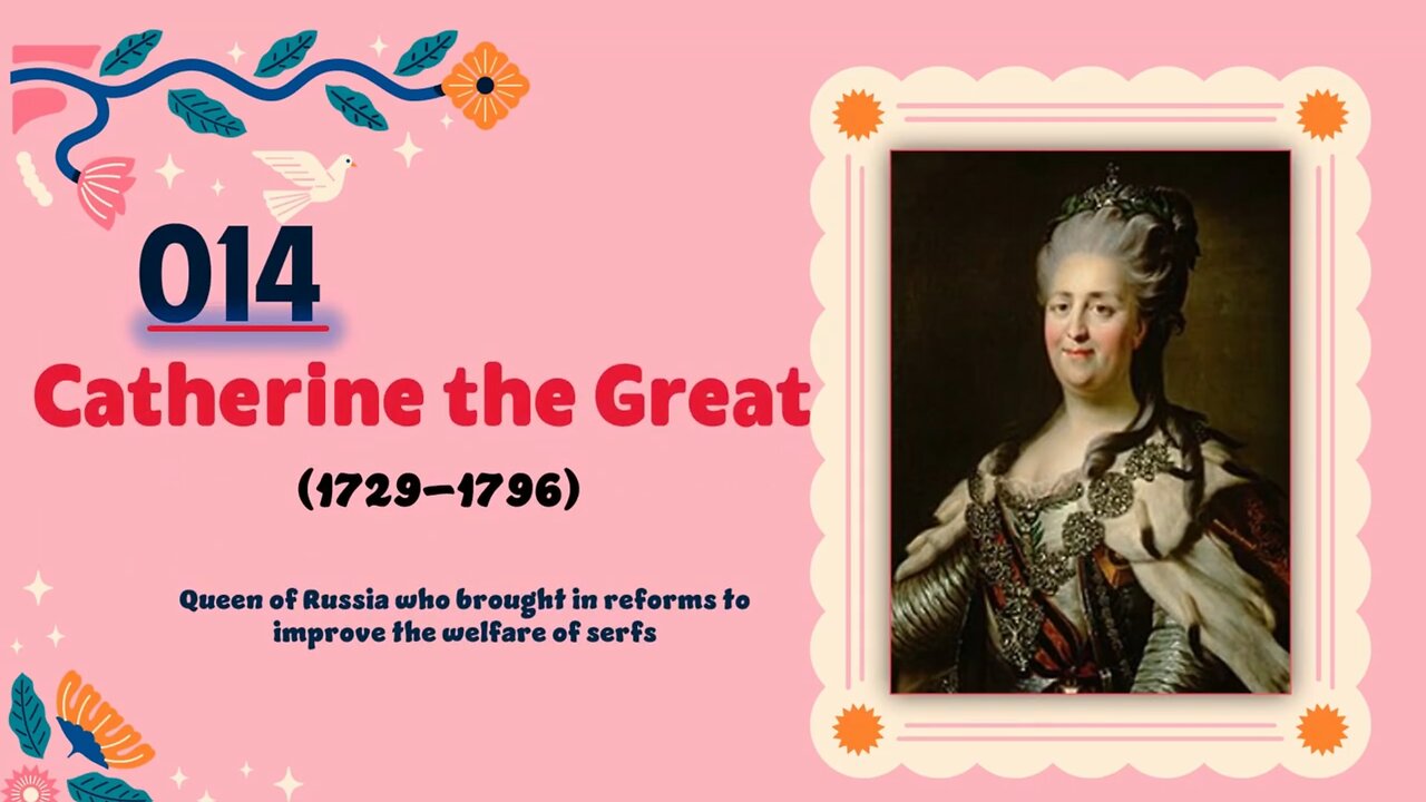 Catherine the Great (1729–1796)| TOP 150 Women That CHANGED THE WORLD ...