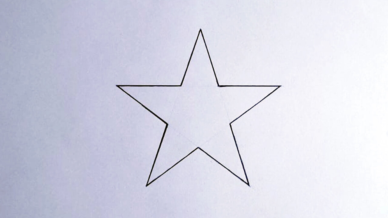 How to Draw a Perfect 5 Point Star