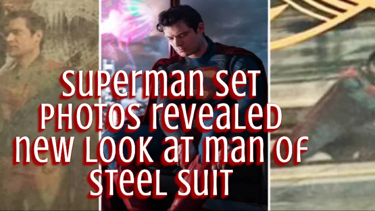 Superman Set Photos Reveal New Look At David Corenswet Suited-Up As The ...
