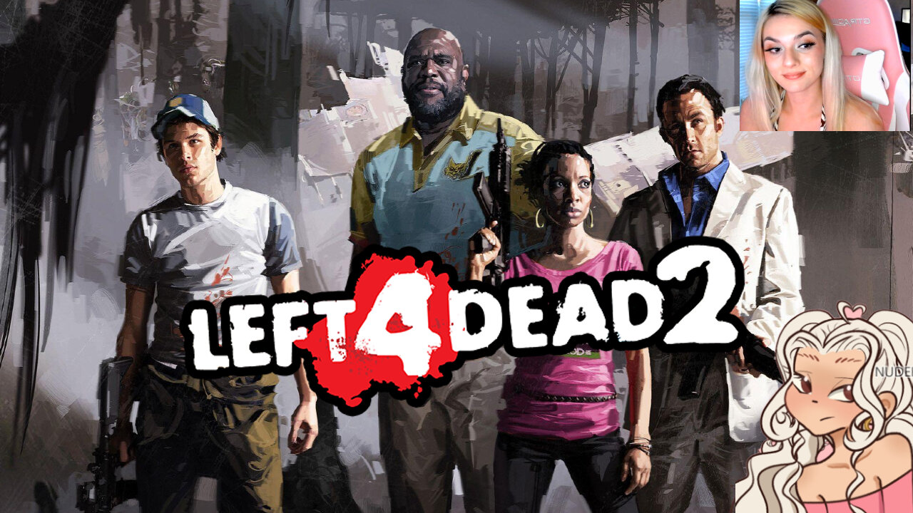 Left 4 Dead 2 Co-Op!! w/ CatDog + KBamSam
