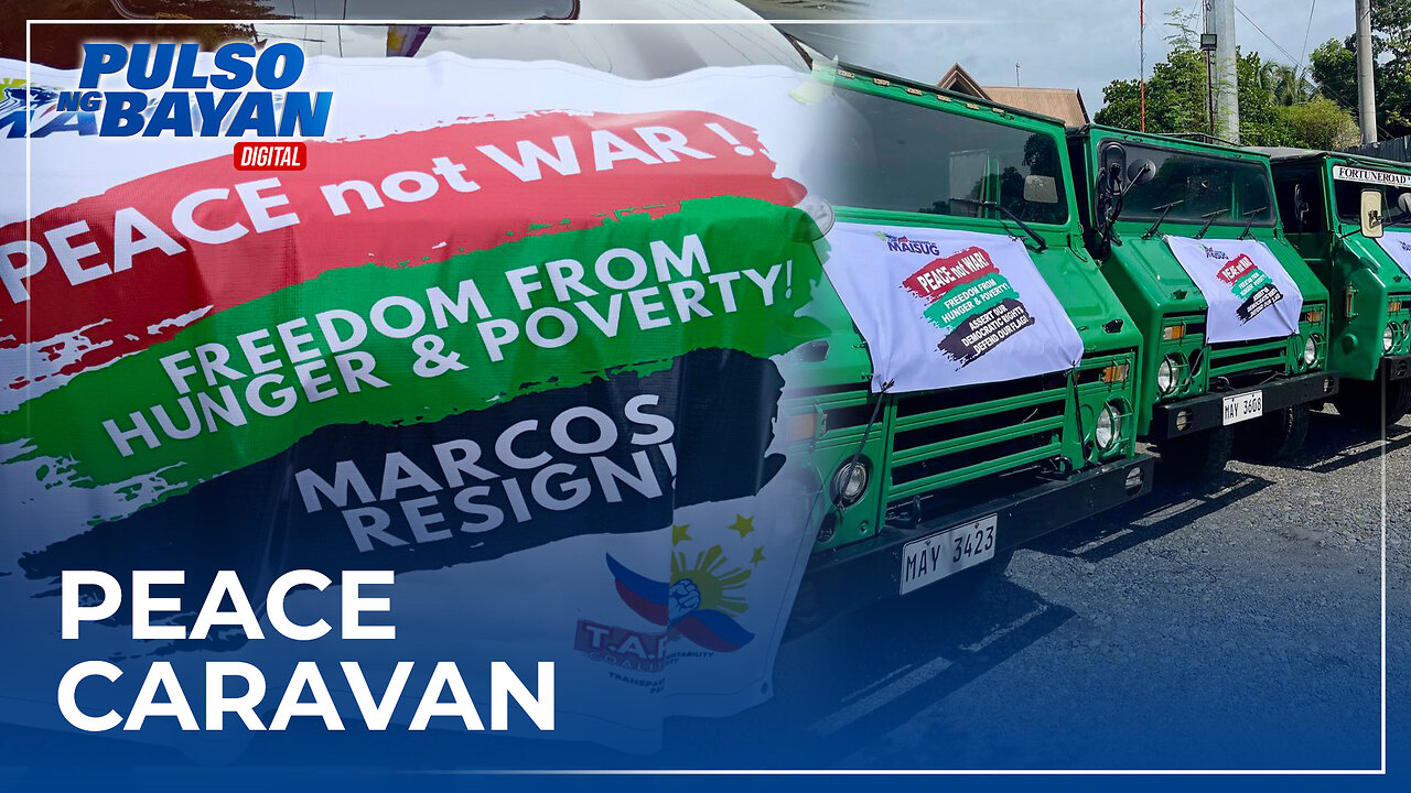 Peace caravan kasabay ng National Day of Protest rally, isinagawa sa ...