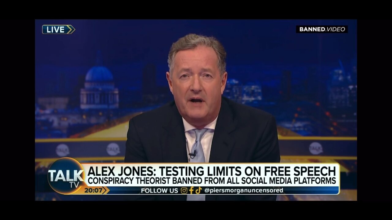Piers Morgan Accuses Alex Jones of the Trade of Dead Children Then ...