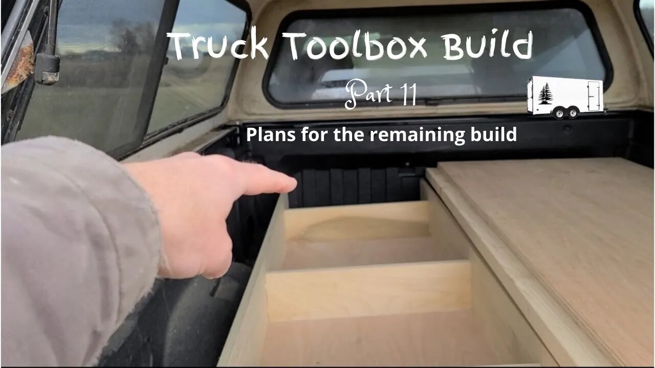 How to Build a Truck Toolbox with Storage Drawers! (Part 11) - Plans ...