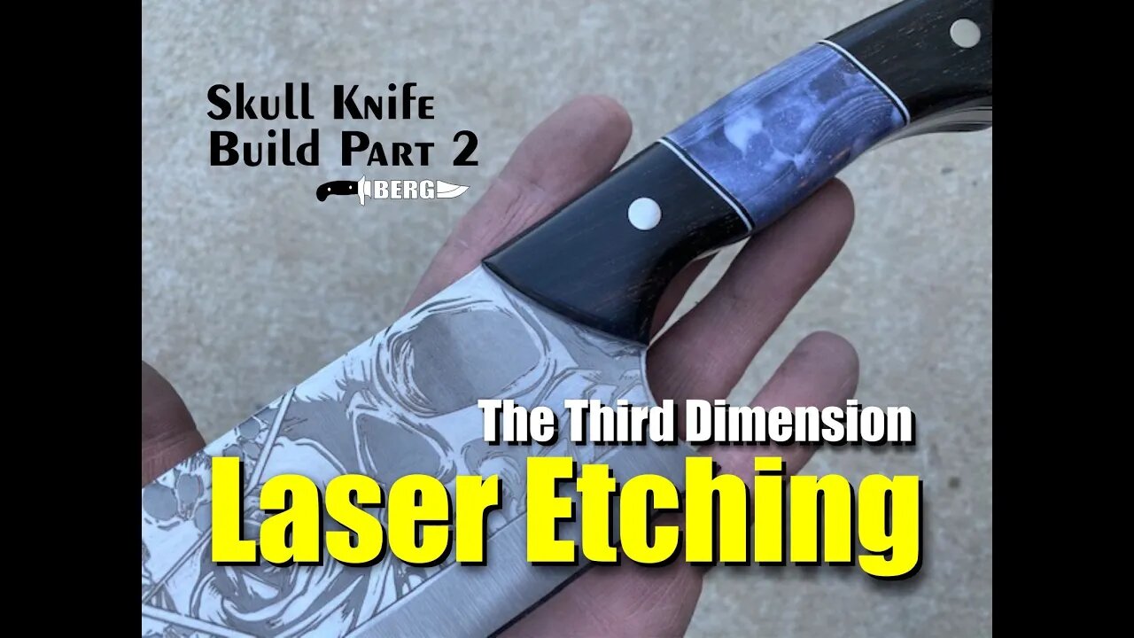 Skull Knife Collaboration Build with The Third Dimension Laser Metal ...