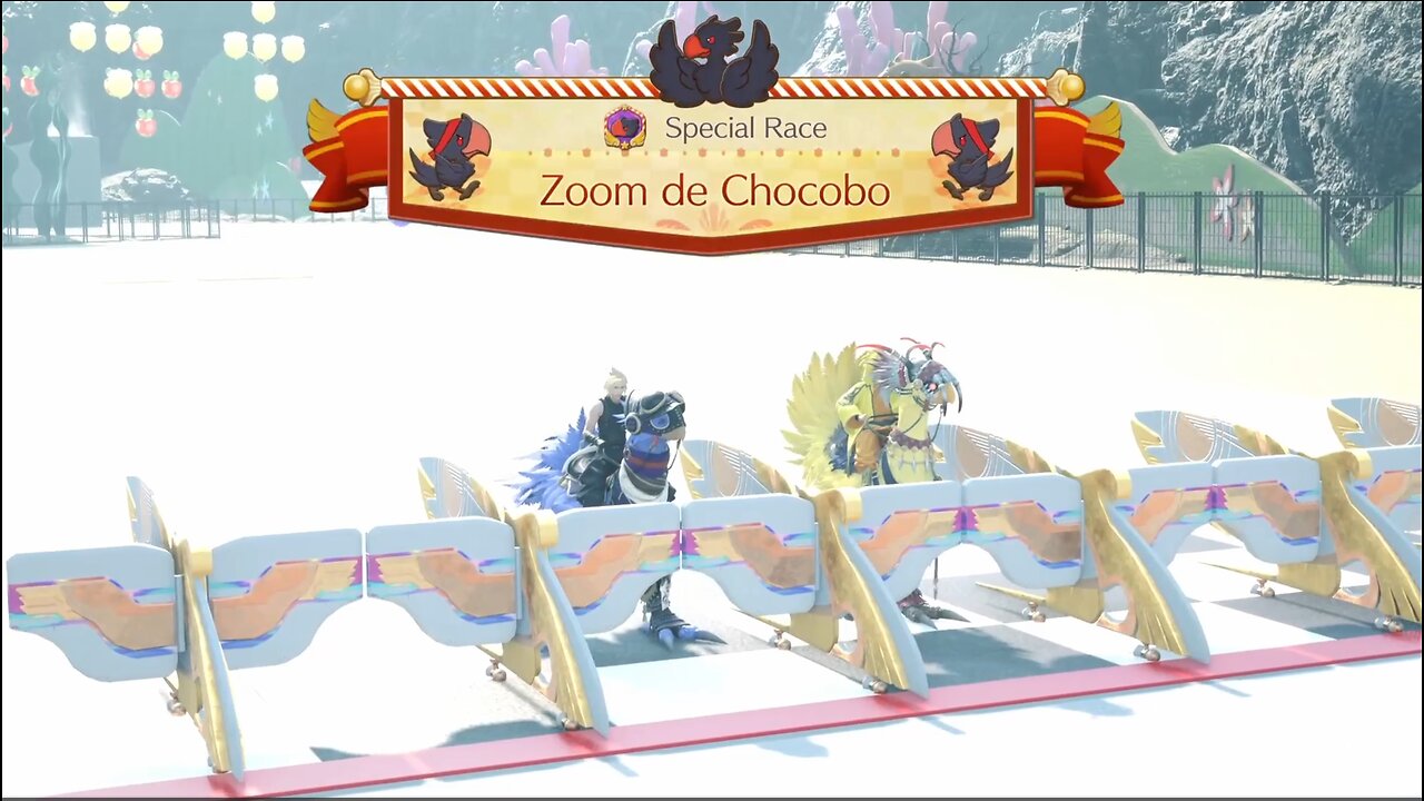 FF7 Rebirth - Zoom de Chocobo