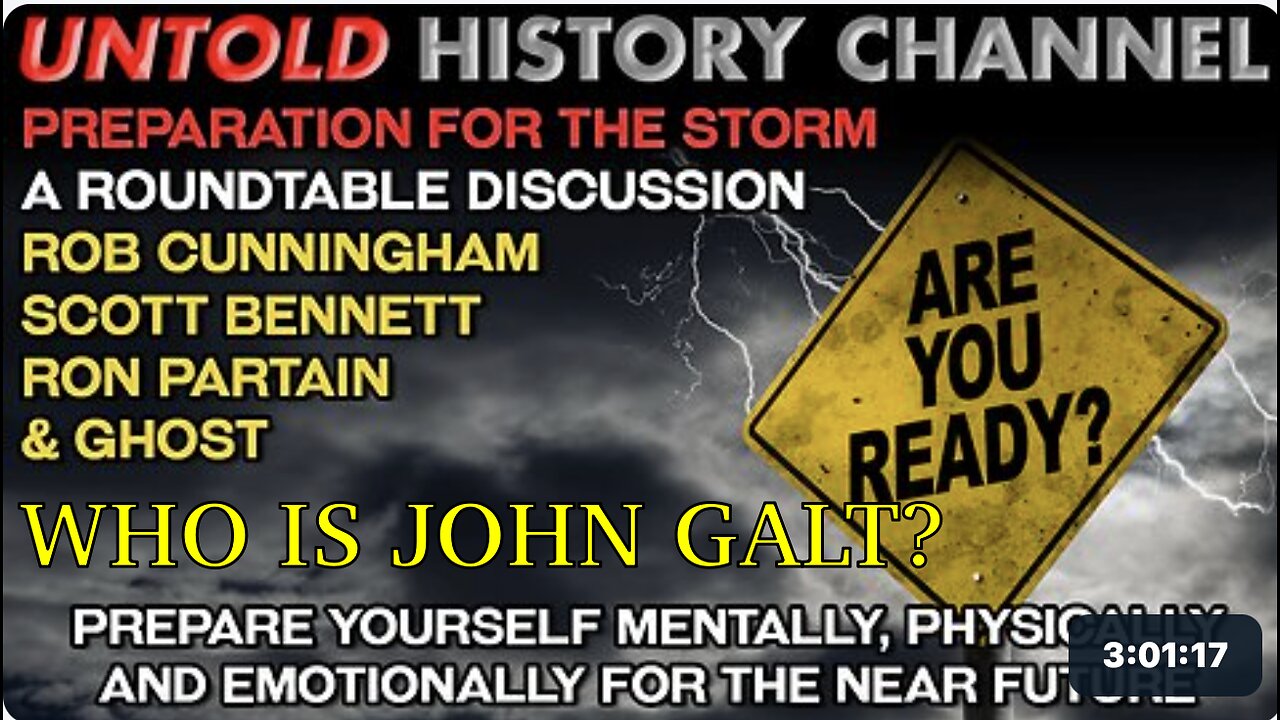 PREPARE 4 THE STORM- ROUNDTABLE W/ GHOST, RON PARTAIN,ROB CUNNINGHAM ...