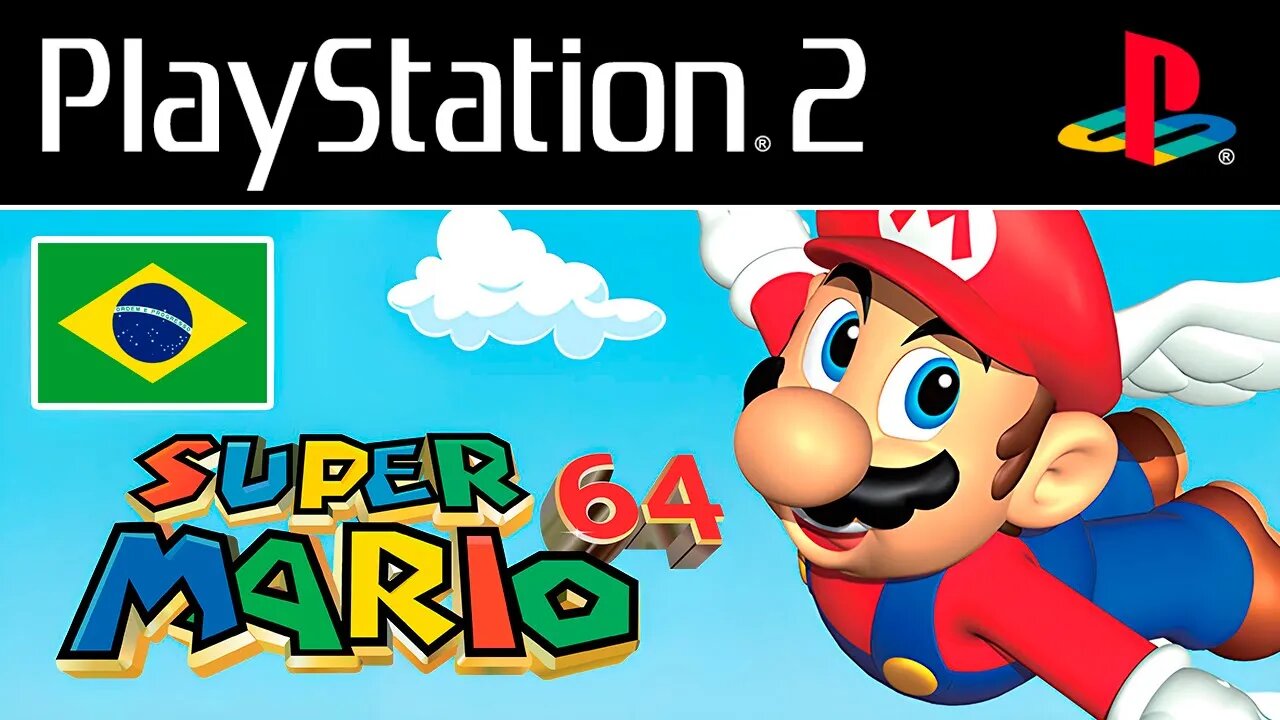 SUPER MARIO 64 - O JOGO DE PS2 E N64