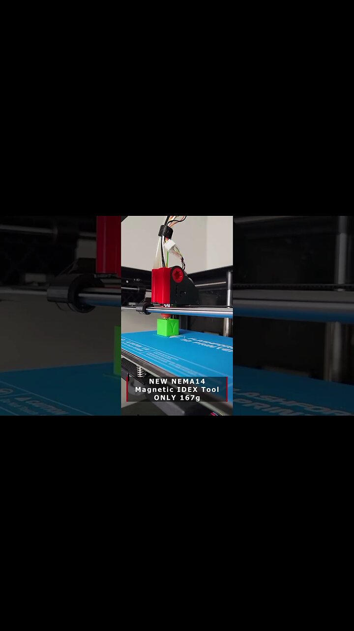 New NEMA14 Magnetic IDEX Tool | First Test Print