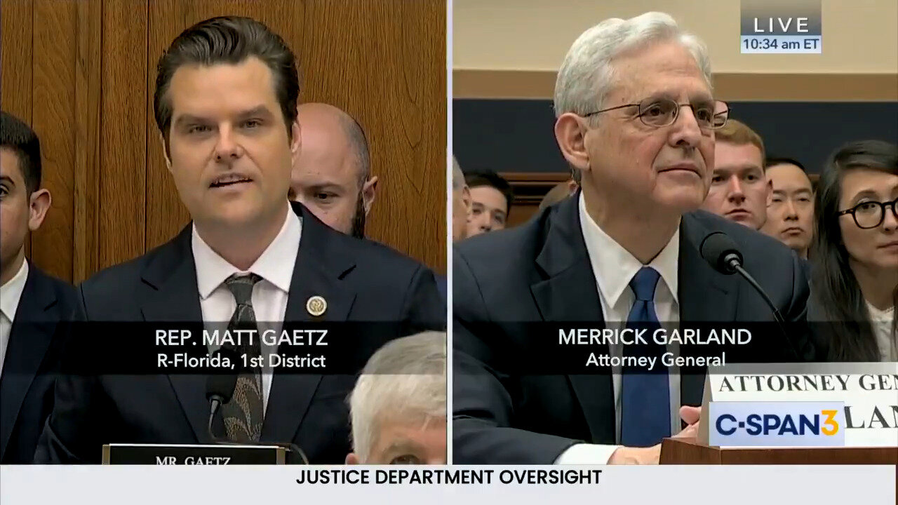 Matt Gaetz Goes Off On Garland For 'Dispatching' Matthew Collangelo ...