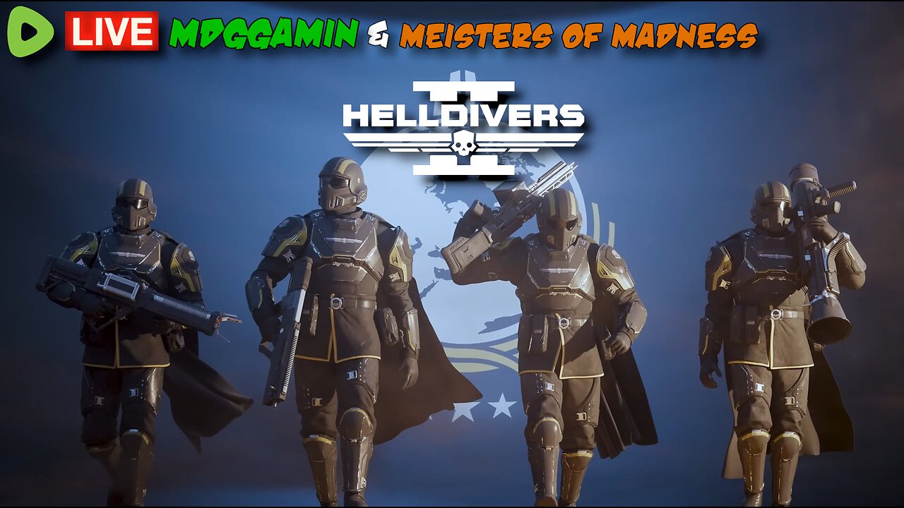 🔴LIVE- HellDivers 2 - Slaying Space Bugs for Democracy with ...