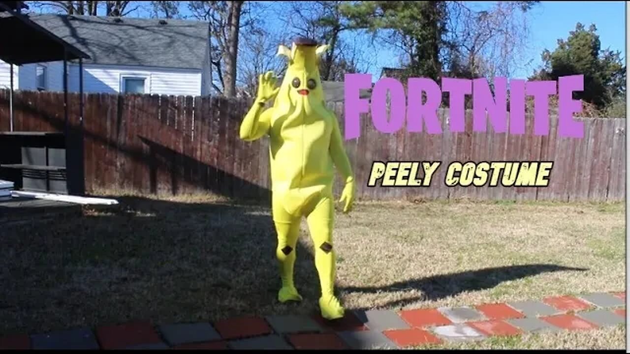 Fortnite Peely Costume Review