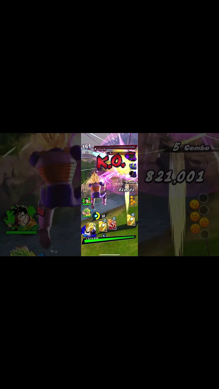 Dragon Ball Legends - Extreme Super Saiyan Vegeta Galick Gun Special ...