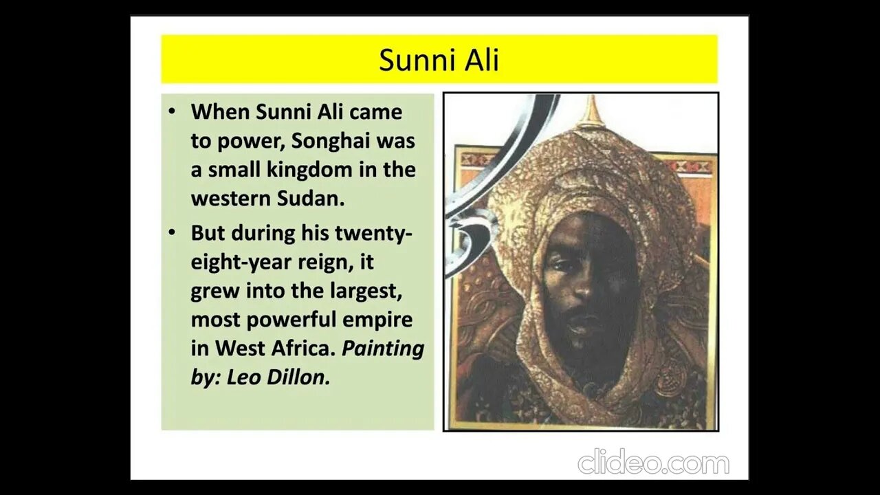 Sunni Ali-Most Feared King of West Africa #Sunni Ali #West Africa
