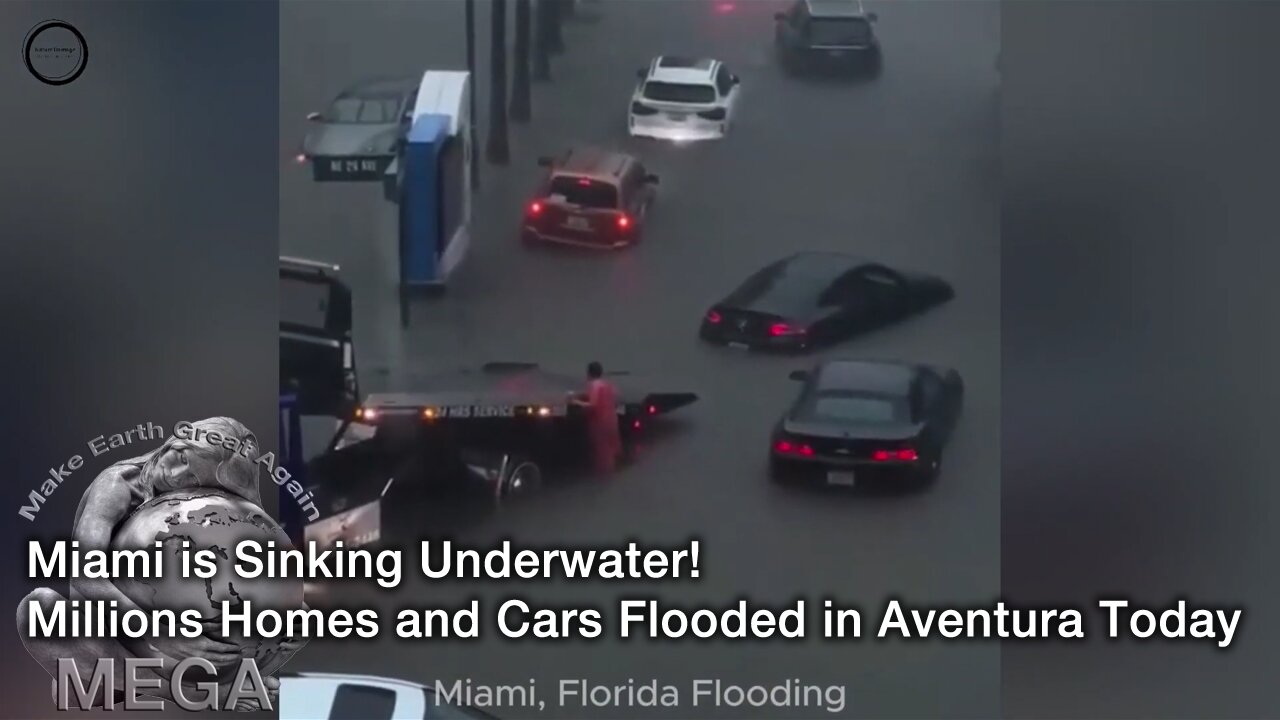 Miami is Sinking Underwater! Millions Homes and Cars Flooded in ...
