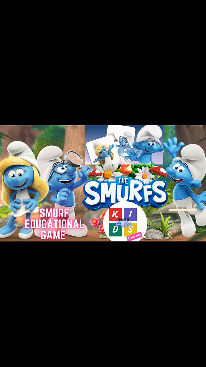 Smurfs educational game (test best funny games for children and teenagers)