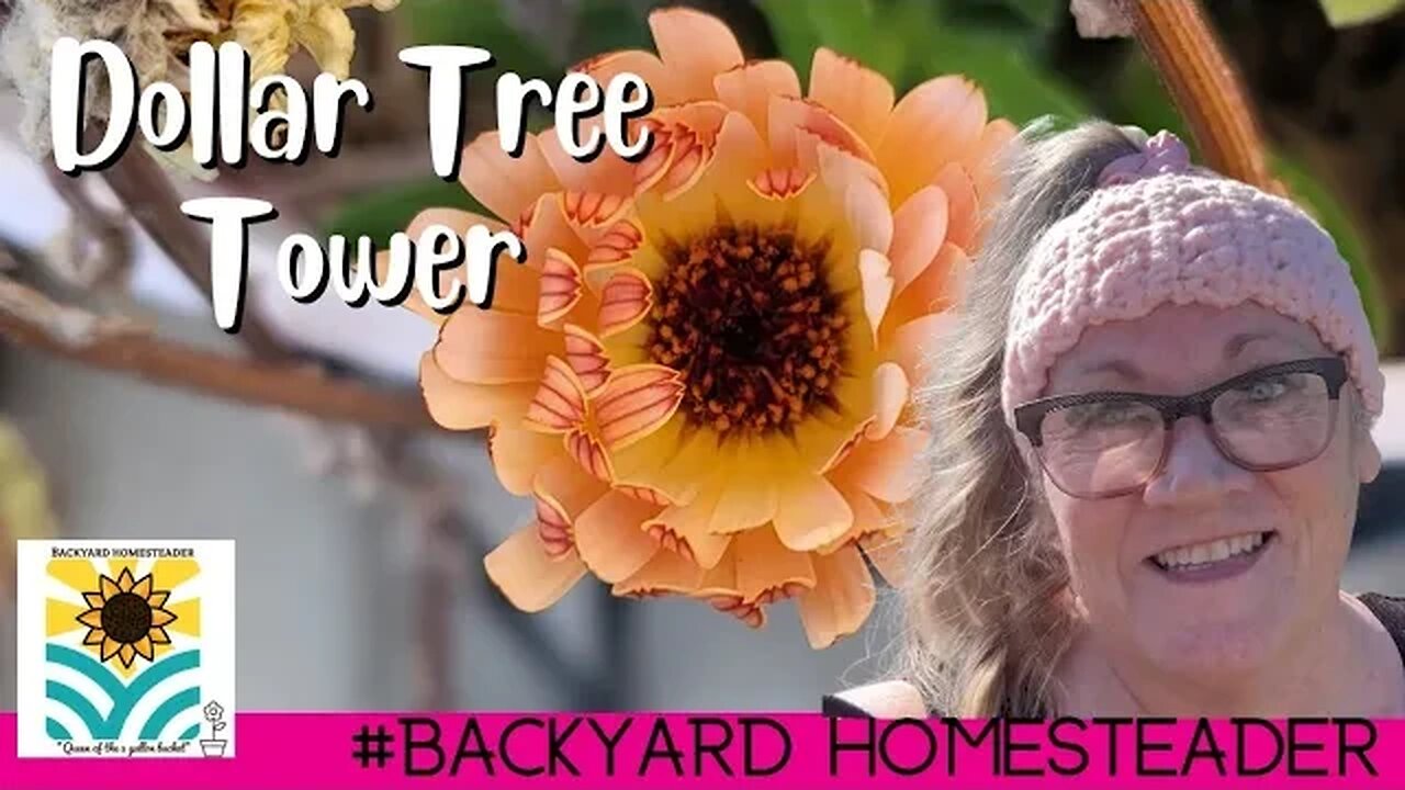 Dollar Tree Plant Tower