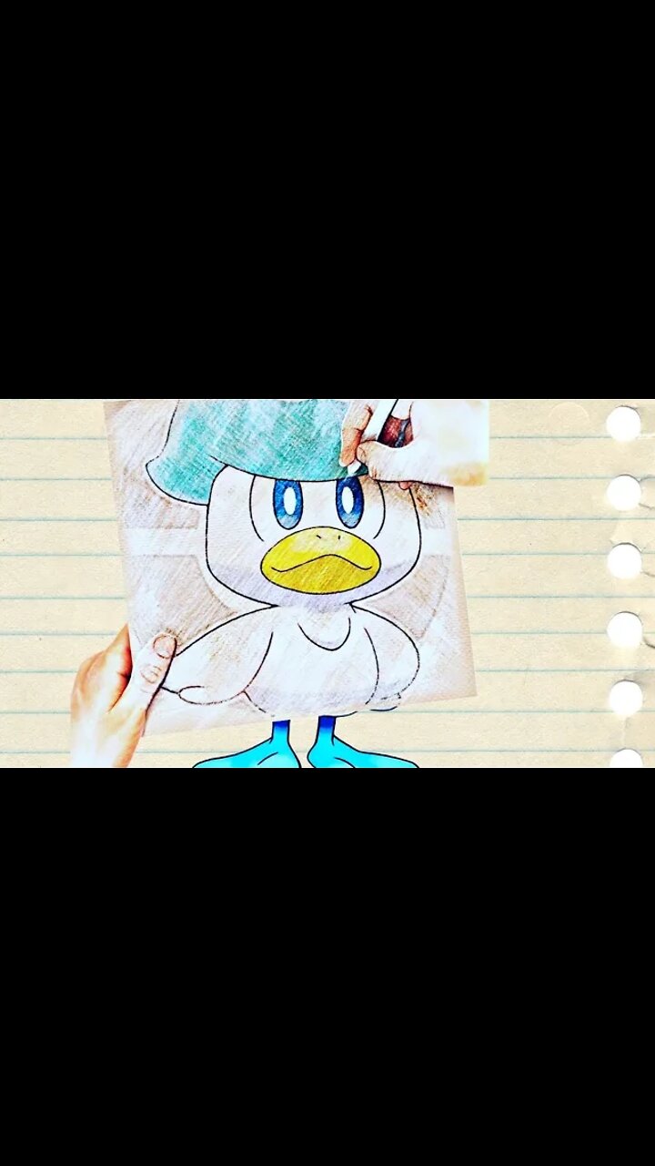 How to Draw Quaxly Pokemon? Super Fast!