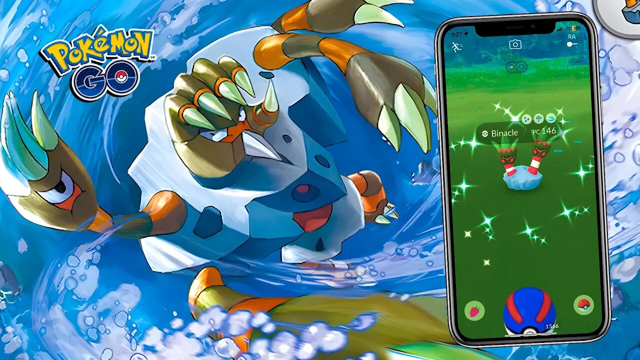 🕕 BINACLE E BARBARACLE SHINY AGORA!!! DOBRO DE DOCES ao Capturar ...