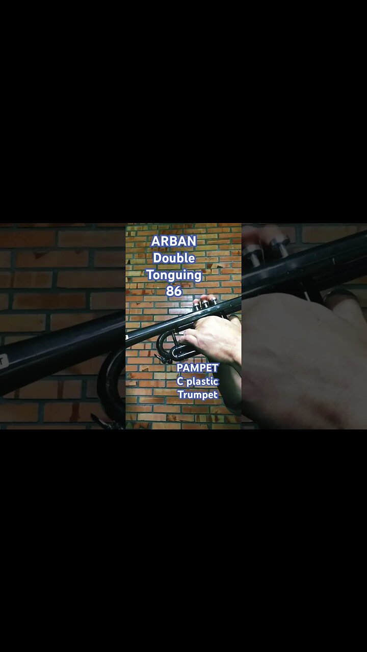 Arban double tonguing 86 - 124 BPM #trumpet #trumpetersstuff #trompete ...