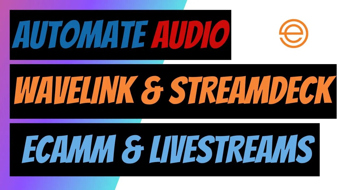 Automating Audio Levels in Ecamm Livestream - Part 1: Using Elgato Streamdeck & Wavelink