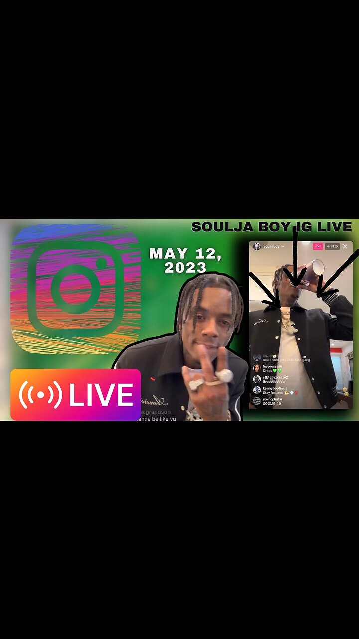 SOULJA BOY IG LIVE: Soulja Bumping His Newly Released Album After Diss ...