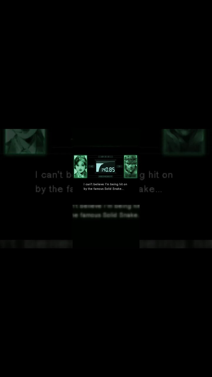 Solid Snake got some RIZZ #metalgearsolid #mgs #solidsnake #shorts